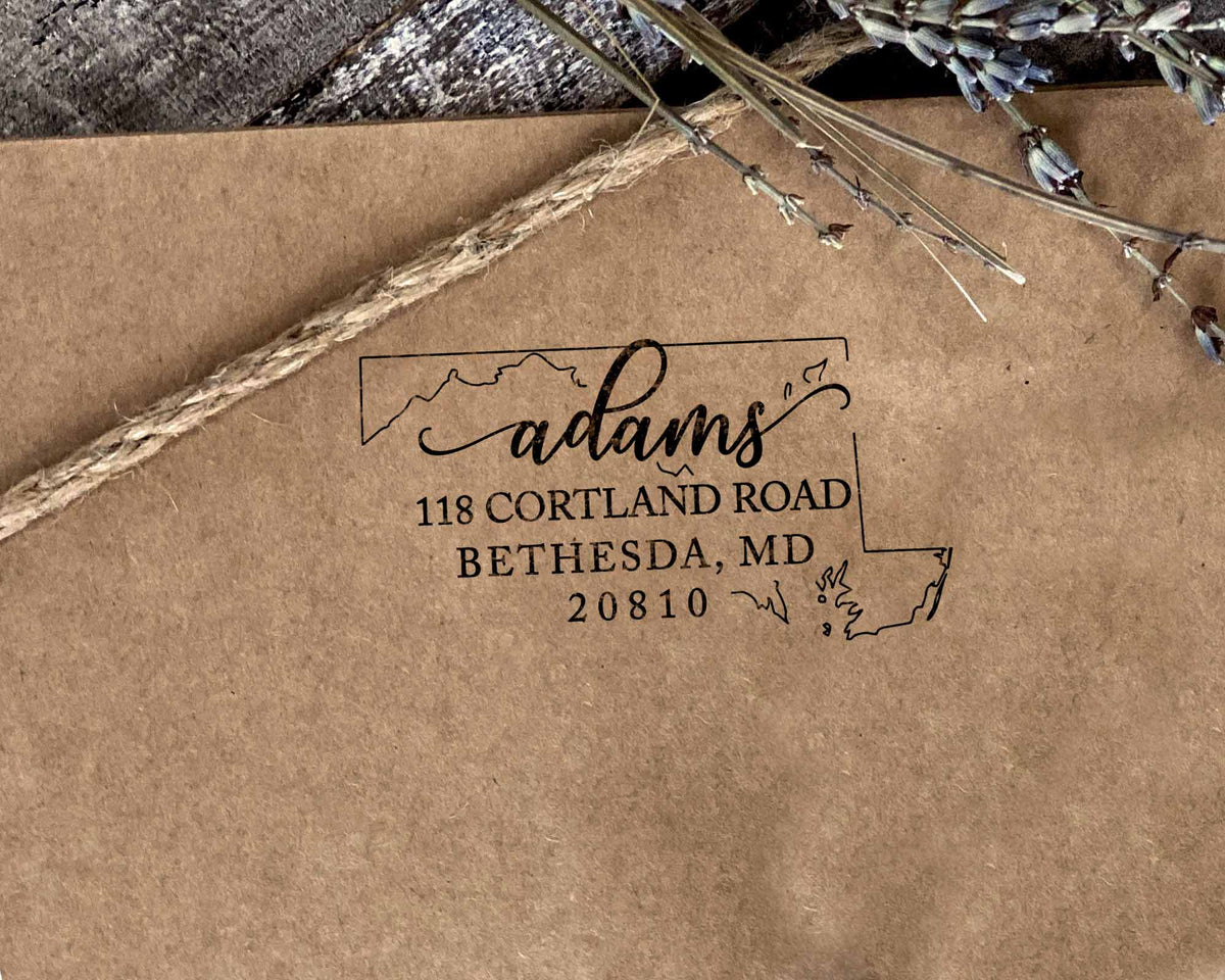 State Address Stamps | Professional Designs | Stamped with Love