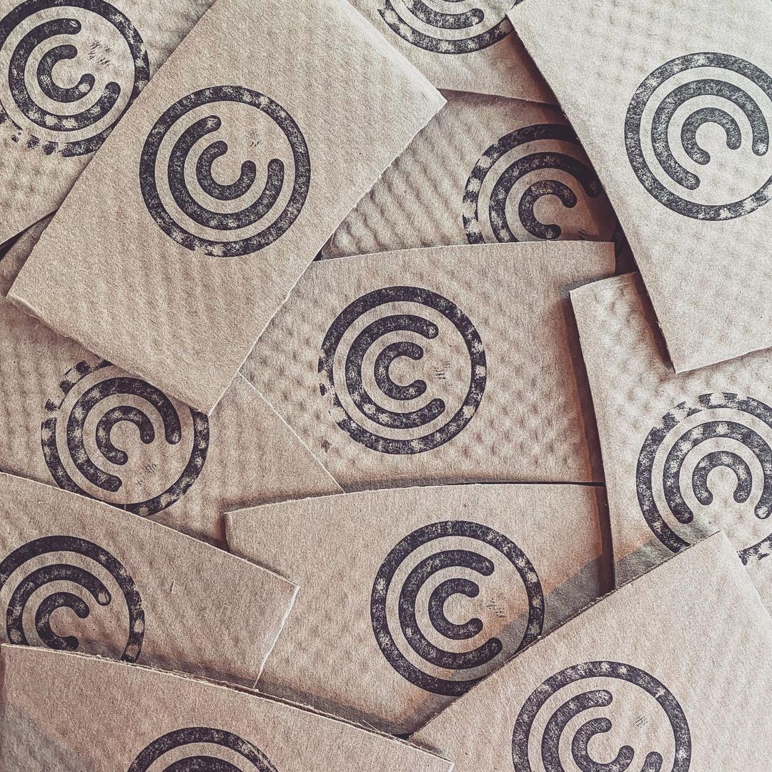 3 inch Logo Stamp with your Business Information | Stamped with Love