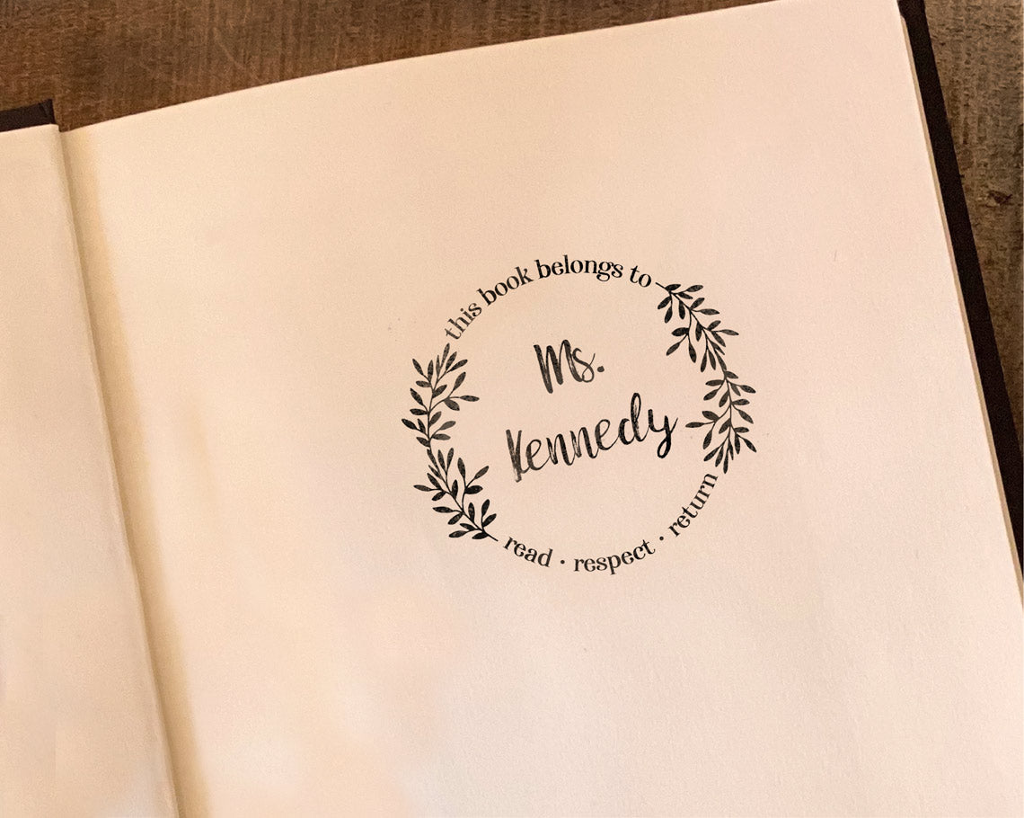 The Read, Respect, Return Teacher Stamp | Stamped with Love